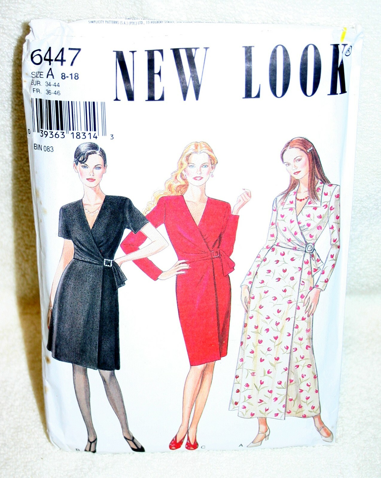 Sewing Pattern NEW LOOK 6447- VTG - Size 8-18 Women - Uncut FF | eBay