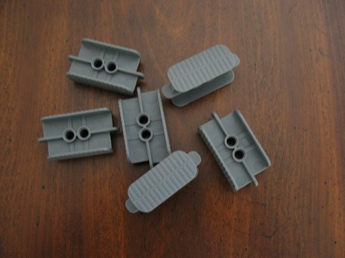 6 pcs of Lego Part # 41753 rubber band / belt holder Gray | eBay