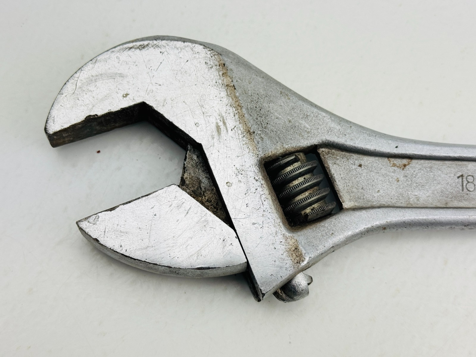 Vintage Crescent Brand Crestoloy 18" Large Adjustable Wrench NASA ...