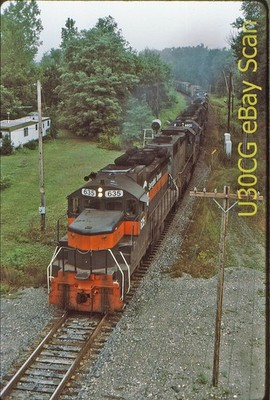 J Original Slide - ST Springfield Terminal SD26 635 Hoosac Tunnel 1987 | eBay