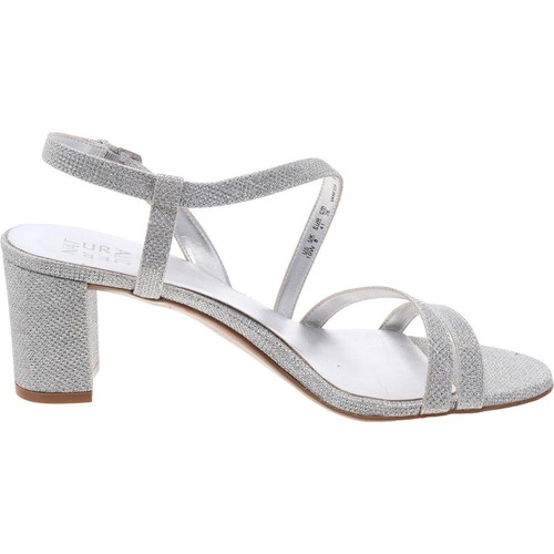 Naturalizer Womens Vanessa Silver Heel Sandals Shoes 10 Wide (C,D,W ...