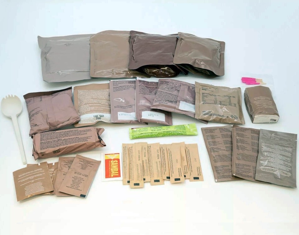 MYSTERY RATION PACK BOX 2KG British Army Rations Camping Hiking Bundle ...