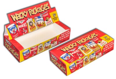 WACKY PACKAGES (1967 Campy) Gum Card DISPLAY BOX (BOX ONLY!) | eBay
