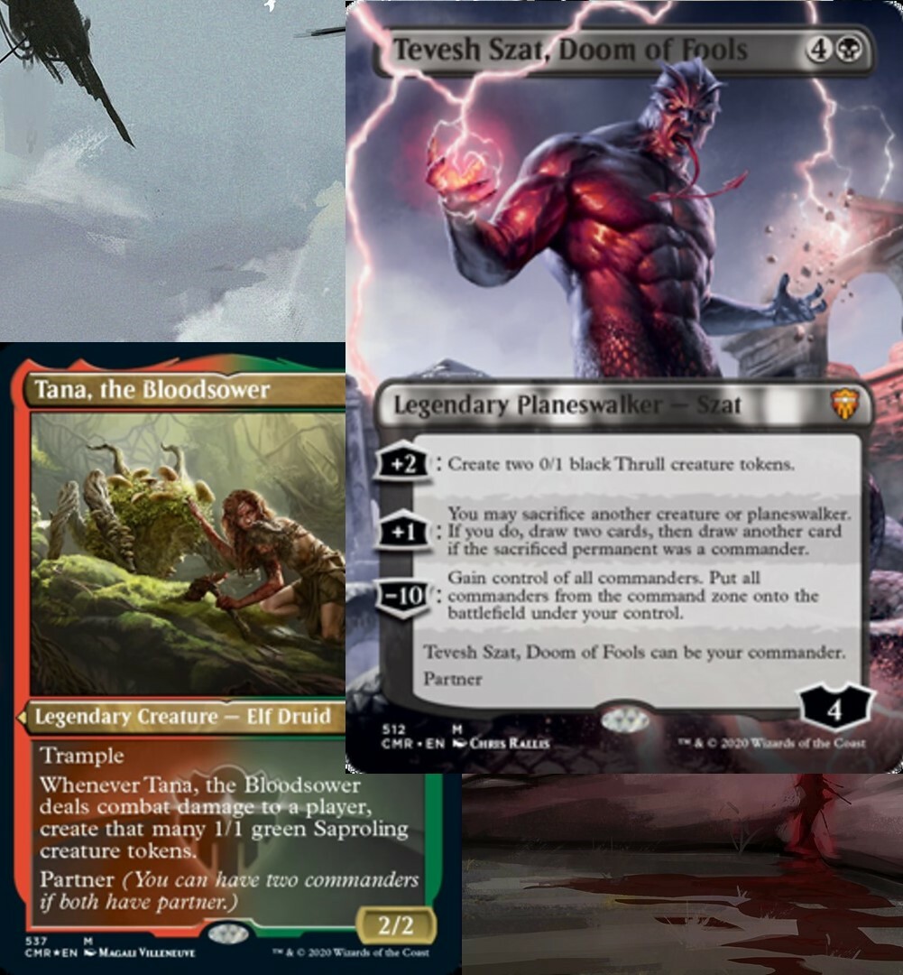 Tevesh Szat, Doom of Fools and Tana TOKENS Commander Deck MTG Ready-to ...