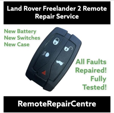 Repair Fix LAND ROVER LR2 Freelander 5 button remote key fob new case ...