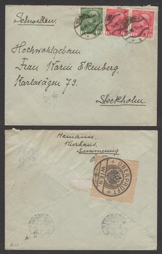 1915 Austria Cover – WWI Censor Label | eBay
