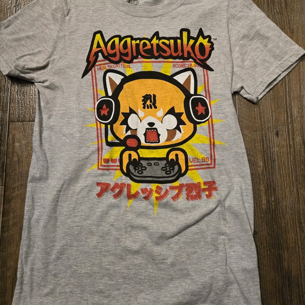 Official aggretsuko shirt sonic the hedgehog cinnamoroll plush movie ...