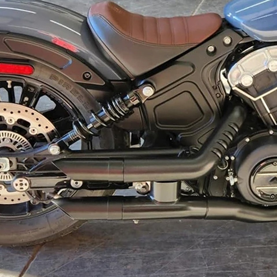 2X Slip On Exhaust Tail Pipes For Harley Davidson Iron 883 2014-2020 ...