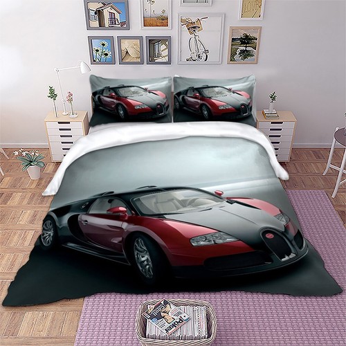 Racing Car Duvet Cover Bedding Set Quilt Cover Pillowcases Single ...