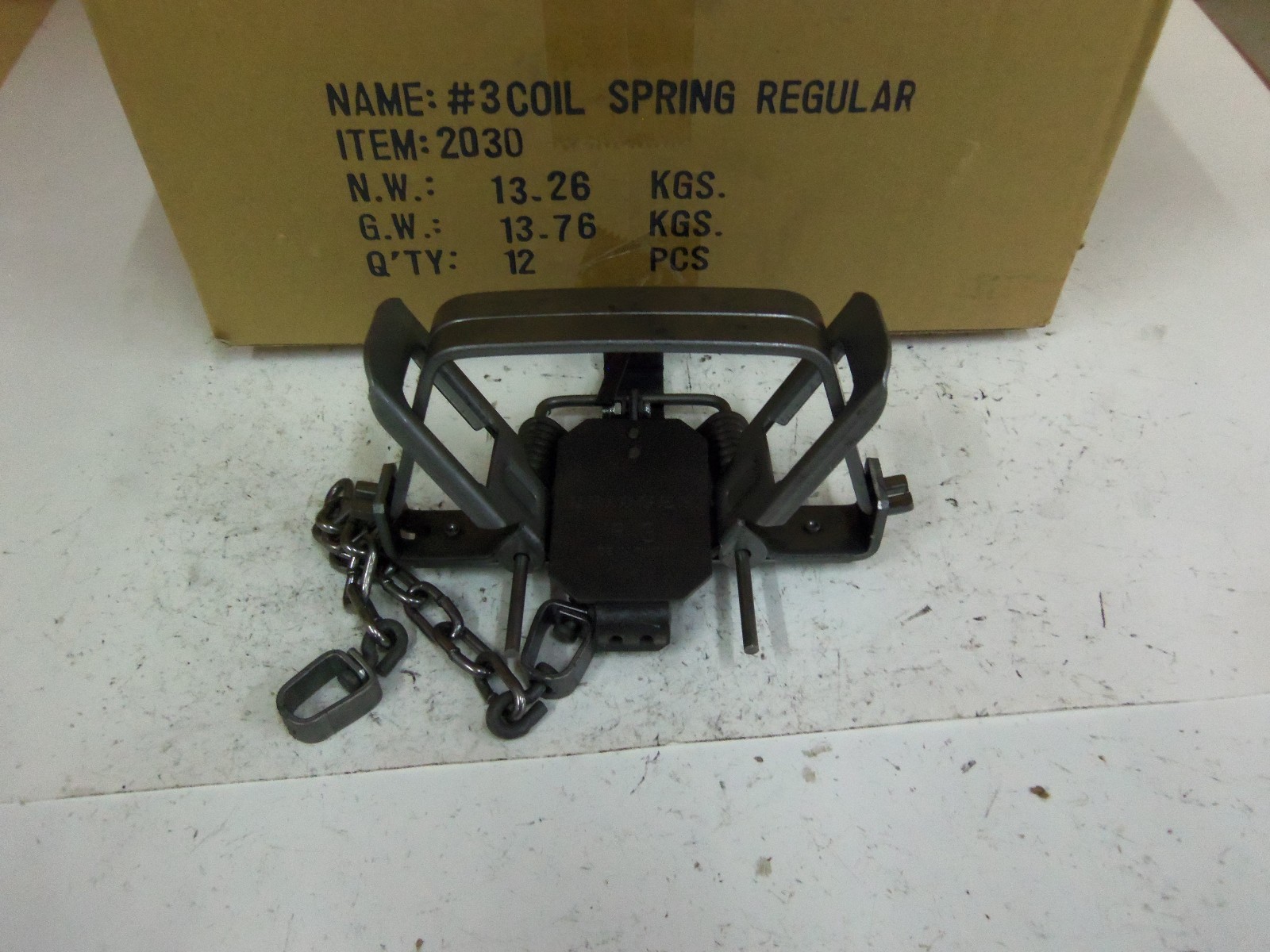 12 Bridger # 3 Coil Spring Traps Beaver Otter Coyote Bobcat Trapping | eBay