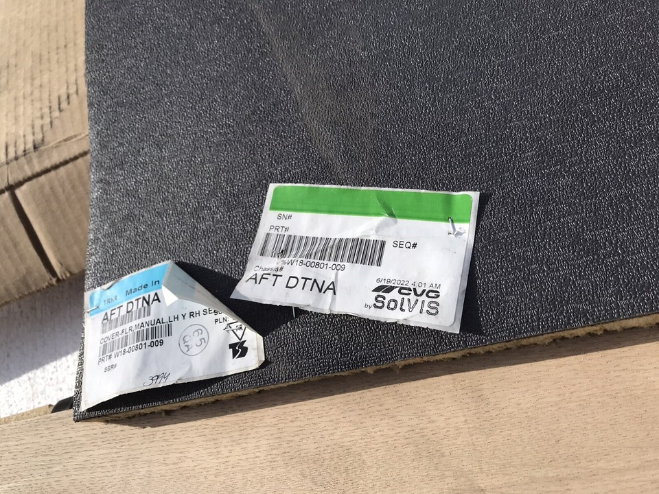 Freightliner W18-00801-009 Floor Cover Left Hand, Right Hand, Manual ...