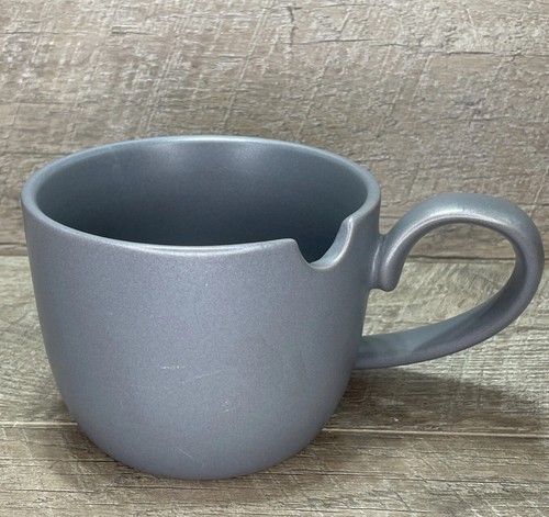 Crofton Stoneware Soup Cup Mug - Gray Large Heavy 22oz with Swirl ...