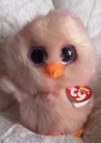 TY BEANIE BOOS RETIRED EASTER RELEASE FEATHERS THE CHICK RET MWMT FREE ...