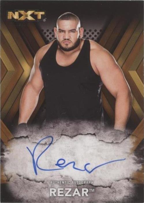 2017 Topps WWE NXT - Autographs Rezar #RA-RE Bronze /99 (AU, RC) for ...