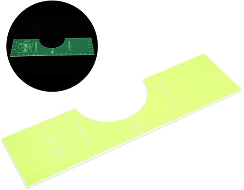 Acrylic T-Shirt HTV Alignment Ruler Tool Guide Fabric Cutting Sewing ...