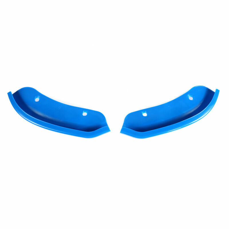 2x Front Bumper Protector Lip Splitter Blue for Dodge Challenger SRT ...