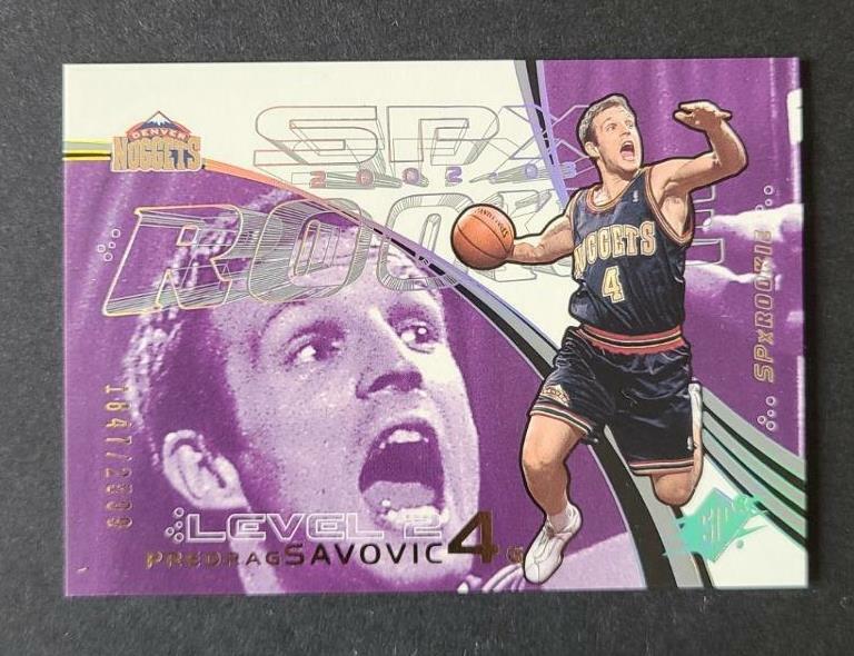 2002-03 SPx Rookies Level 2 #140 Predrag Savovic Nuggets Rc /2599 | eBay