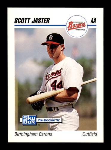 1992 Skybox # 41 Scott Jaster Card (ML) Birmingham Barons Chicago White ...