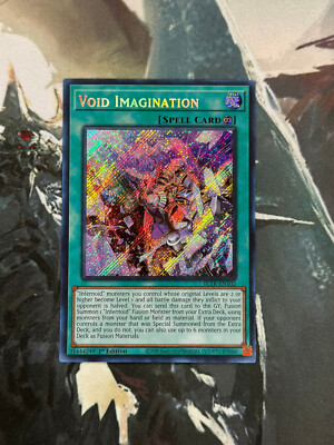 Yugioh Void Imagination (Alt Art) Secret Rare BLTR | eBay