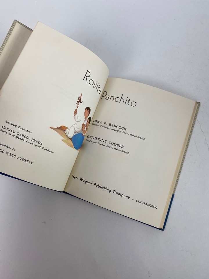 Rosita y Panchito Kids Spanish English Learning Vintage 1957 Hardcover ...