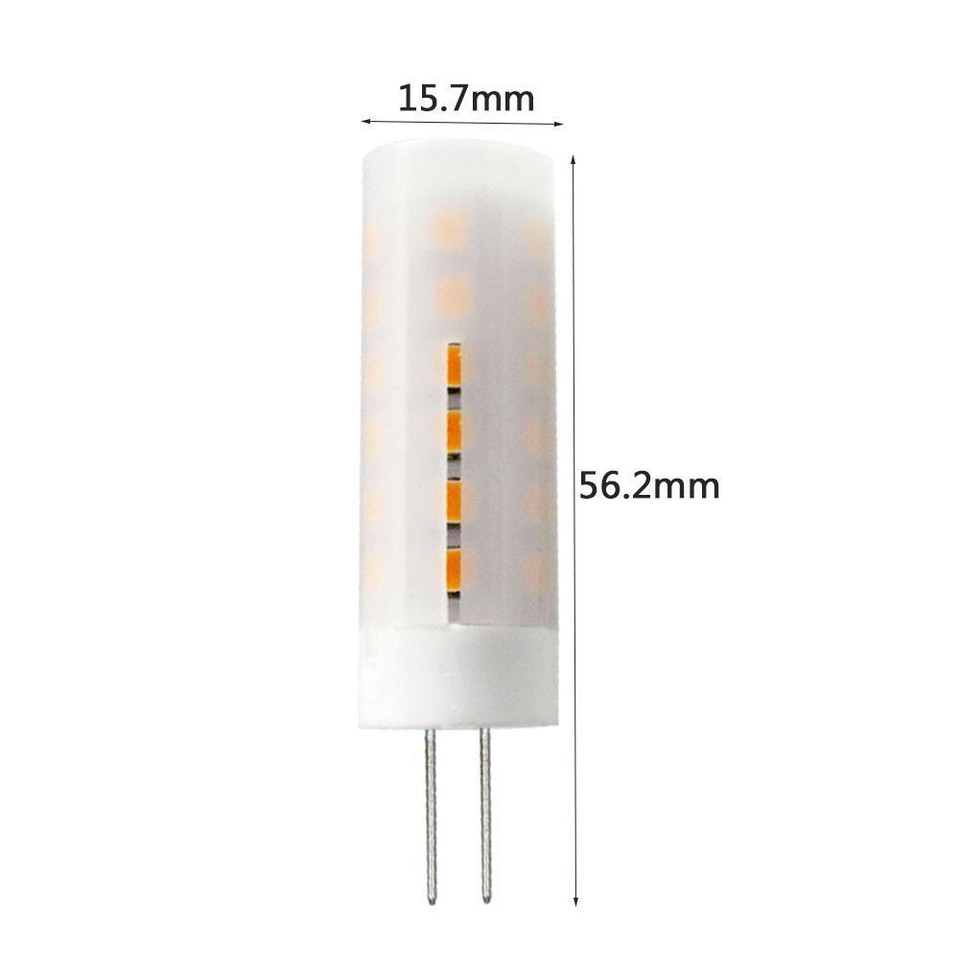 G4 Flicker Flame Light 12V LED 2W Burning Light Bulb Fire Decor Effect ...