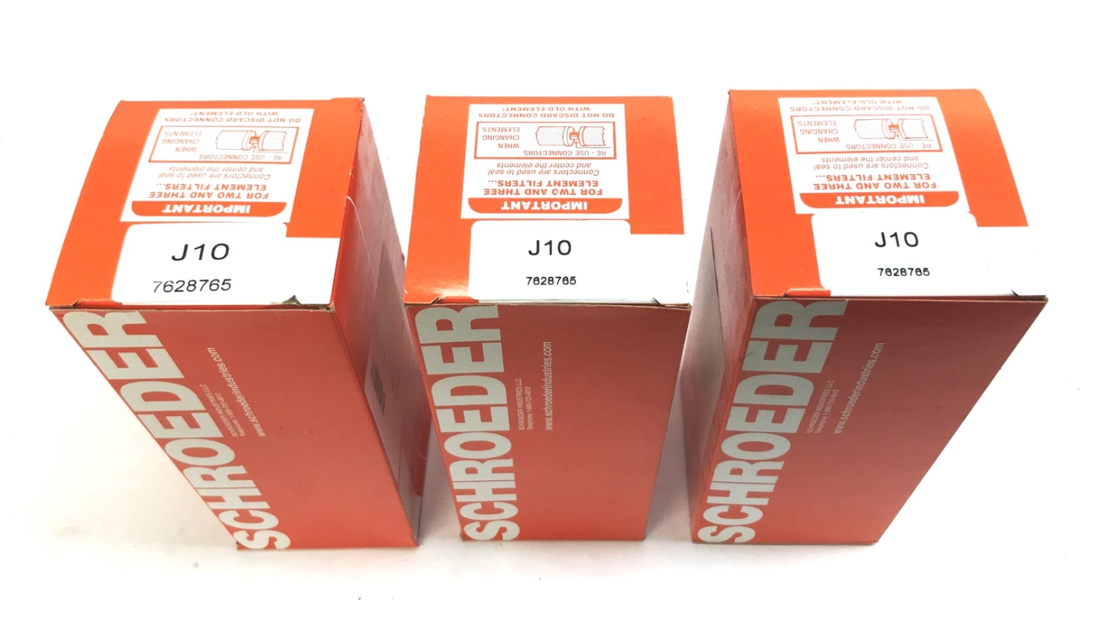 Schroeder Hydraulic Filer Element J10 [Lot of 3] NOS | eBay