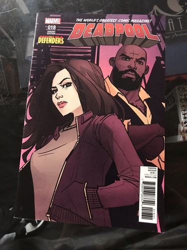 Deadpool #18 (4th Séries) Protecteur Variante 2016 Luke Cage Jessica ...