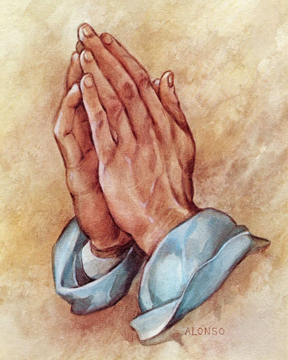 Drawings Of Hands Praying