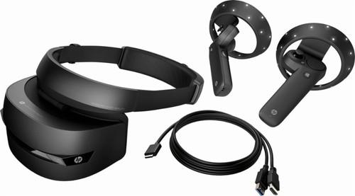 HP MIXED REALITY HEADSET AND CONTROLLERS VR1000-100 Black Newother ...