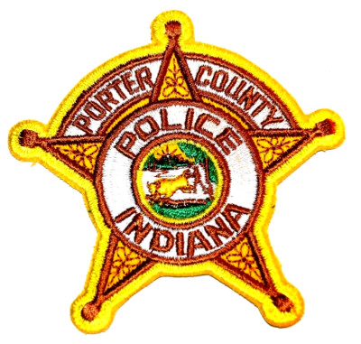 PORTER COUNTY – POLICE - INDIANA IN Sheriff Police Patch STAR SHAPE ...