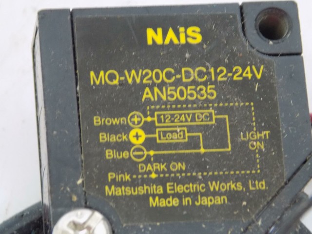 NAIS Mq-w20c-dc12-24v An50535 Photoelectric Sensor for sale online | eBay