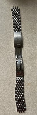 Vintage Bulova Watch Band Stainless Steel 18mm Kreisler Deluxe ~ New ...