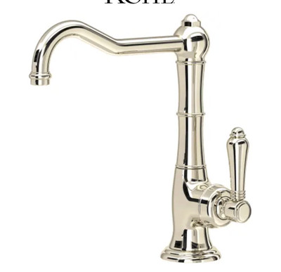 Rohl ACQUI A3650/6.5LMPN-2 Kitchen sink Bar Prep Faucet Polished Nickel ...