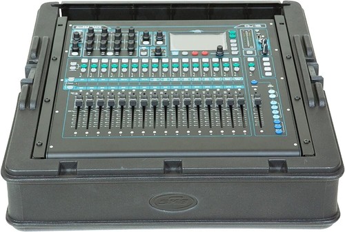 SKB Cases 1SKB-R100 Roto-molded 10U Top Mixer Rack, teel Threaded Rails ...