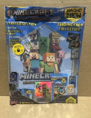 Panini Minecraft Adventure Trading Card Collection - Starter Folder ...