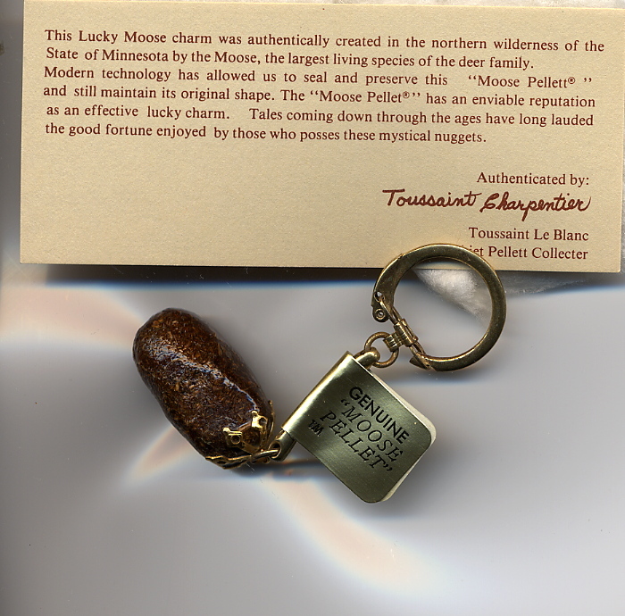 Moose Pellet Keychain moose poop moose nugget keychain | eBay