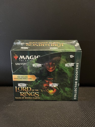 Magic The Gathering MTG Lord of The Rings LOTR Collector Booster Box ...