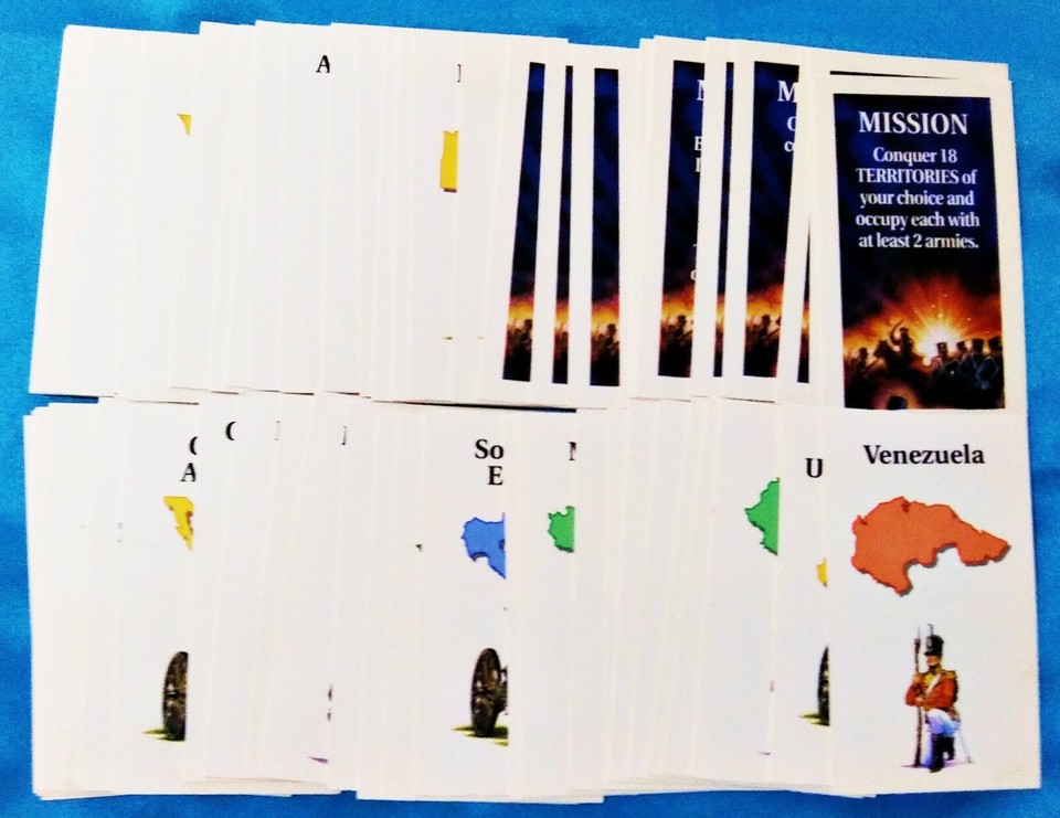 RISK Game Cards - Vintage 1980's Replacement Parts | eBay