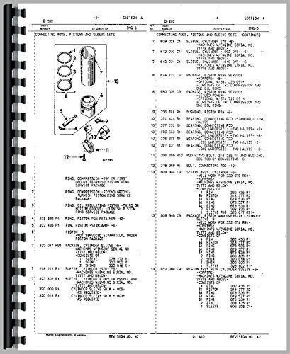 International Harvester D360 D310 D466 D136 D282 D414 D DT Engine Parts ...