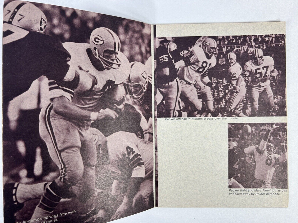 Vintage “SUPER BOWL 1967-1968-1969-1970” NFL Football Booklet Book ...
