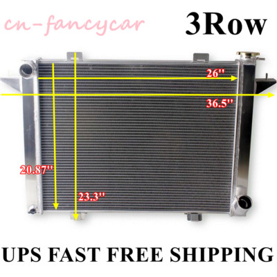 LUXERAD Aluminum Radiator for 1991 1992 1993 Dodge Ram 5.9L Cummins ...