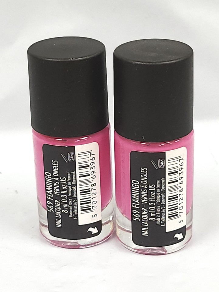 GOSH Nail Lacquer Polish Color # 569 Flamingo .3 Oz 2 pcs 5701278693967 ...