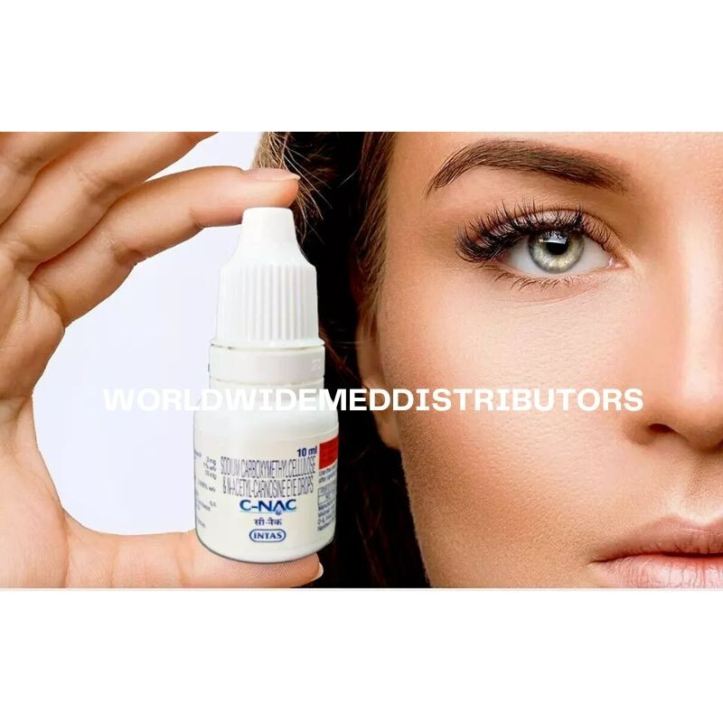 C-NAC Eye Drops (Pack of 3) - N-Acetyl-Carnosine -Cataract- 10 ml Free ...