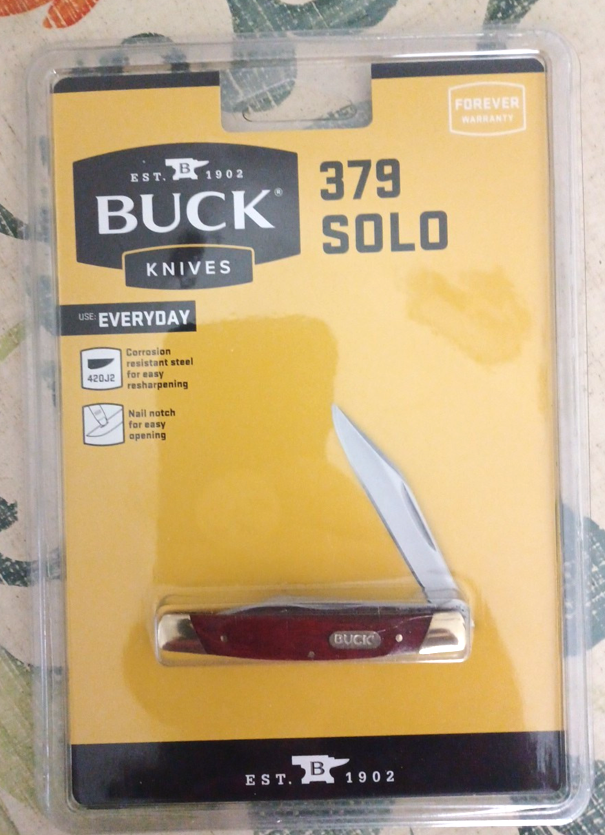 New Buck Knives 379 Solo Knife | eBay