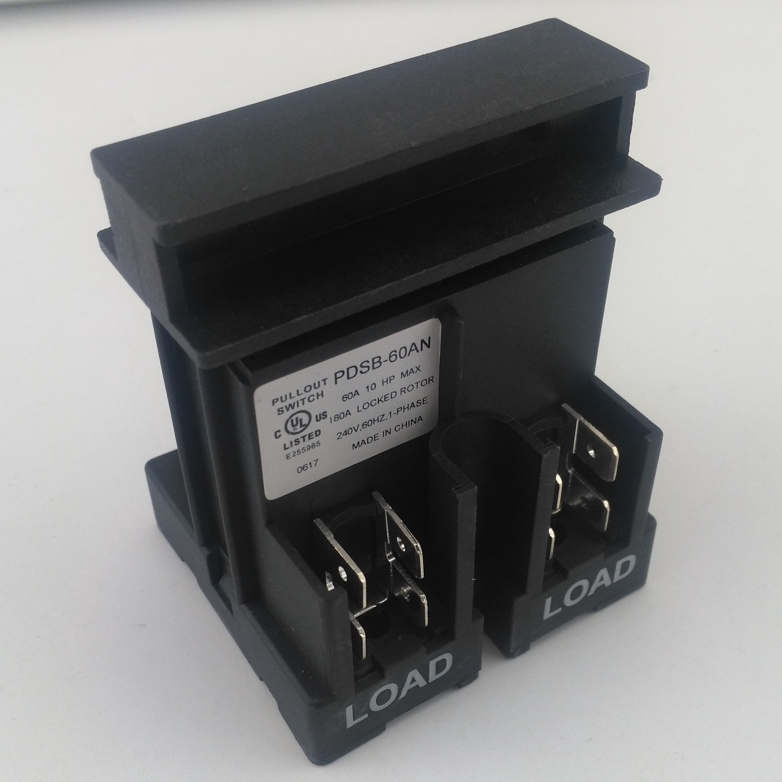 PDSB-60AN NON-FUSED 60Amps DISCONNECT PULL OUT SWITCH - FITS ND-1260 ...