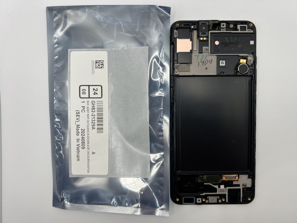 Original Samsung Galaxy A30s SM-A307 LCD Screen Replacement – Black ...