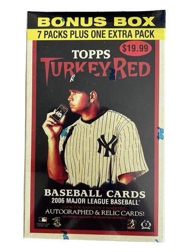 Factory Sealed 2006 Topps Turkey Red Baseball 64 Card Blaster Box | eBay