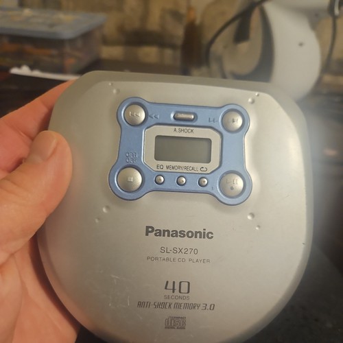 Panasonic SL-SX270 Portable CD Player 40sec Anti-Shock Memory Discman ...