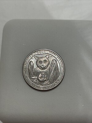 2020 Bat Quarter Coin Mint Mark P American Samoa Rare US Coins | eBay