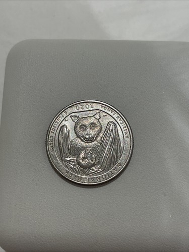 2020 Bat Quarter Coin Mint Mark P American Samoa Rare US Coins | eBay